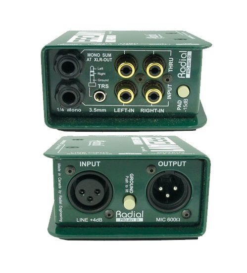 RADIAL PRO-AV1 Passive DI Box